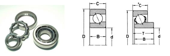 909052 bearing, Wheel hub bearings 32.55x75.26x29.083, 0.493 KG - en ...