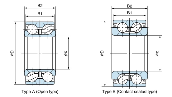 DAC 3564 Bearing, Wheel Hub Bearings 35x64x37 For French, 59% OFF