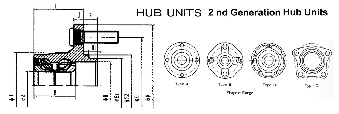 DACF1041 bearing, Wheel hub bearings 30x122x47, - en.tradebearings.com