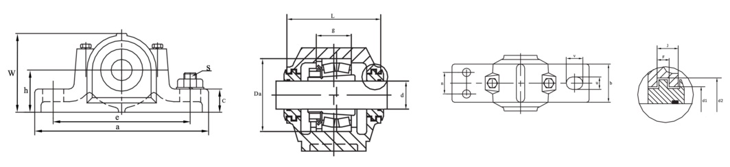 SN515 bearing, Plummer block housings 65x130x80 for Nigeria, - en ...