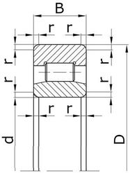 32328 М bearing, Cylindrical Roller Bearings 140x300x62, 22.4 KG - en ...
