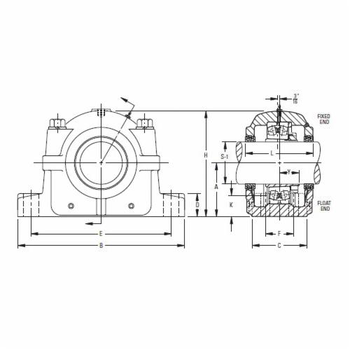 SAF 22526 bearing, Plummer block housings 4.4375x-x7-5/8, - en ...