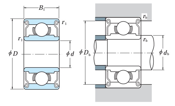 MR63ZZ bearing, Miniature Bearings 3x6x2.5, 0.00027 KG - en ...